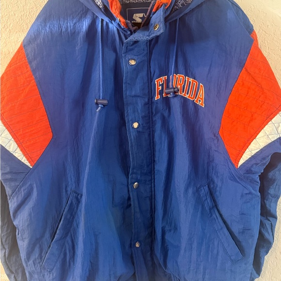 STARTER | Jackets & Coats | Vintage Starter 99s Florida Gators Blue And ...